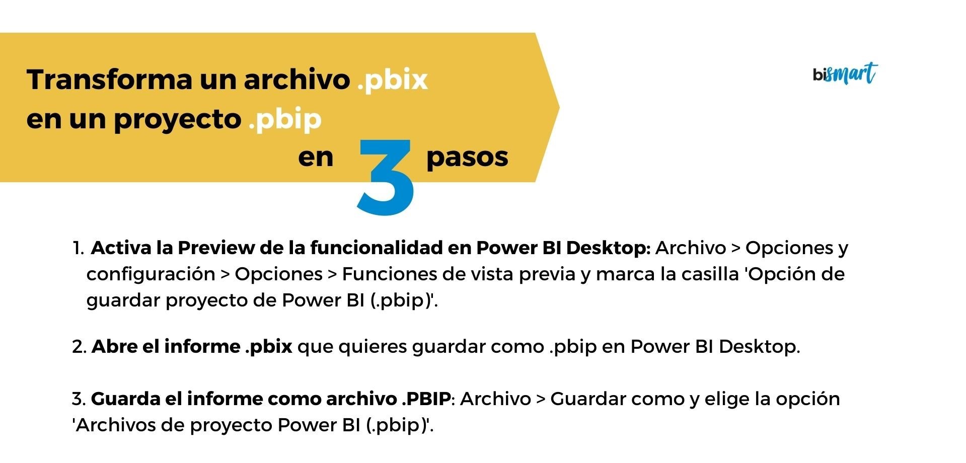 Todo lo que necesitas saber sobre archivos PBIP en Power BI