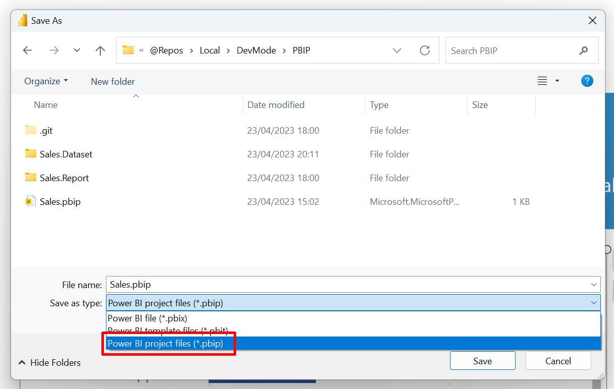 Everything you need to know about PBIP Power BI files