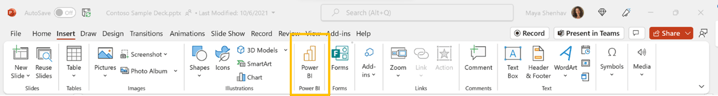 Learn How to Insert a Power BI Report in Powerpoint